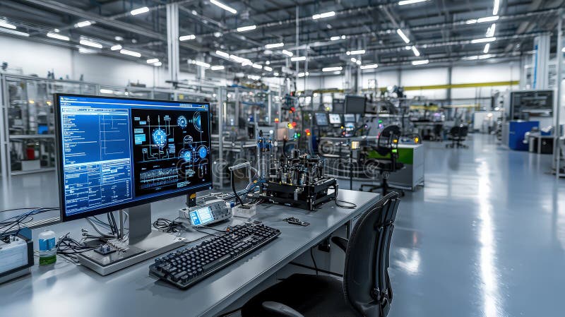 Innovative Technology Development at Industrial Workspace High-tech Lab ...