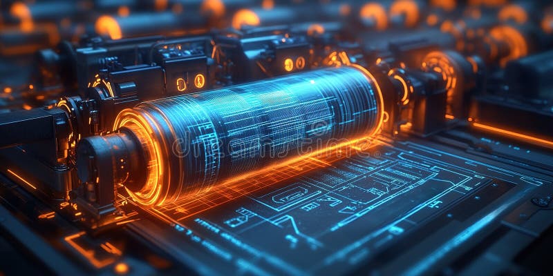 Innovative Technology Display Featuring Advanced Machinery in a ...