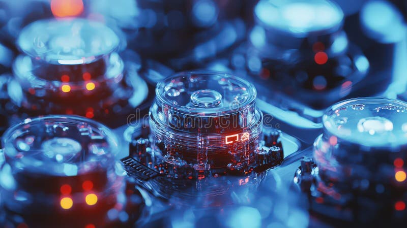 Innovative Technology Event Laboratory Macro Photography Futuristic ...