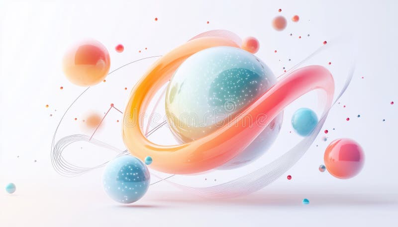 Innovative Technology with Extensive Data Stock Illustration ...