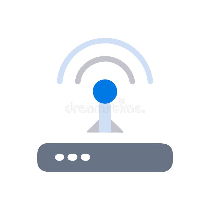 Innovative Access Point Technology Icon Stock Vector - Illustration of ...
