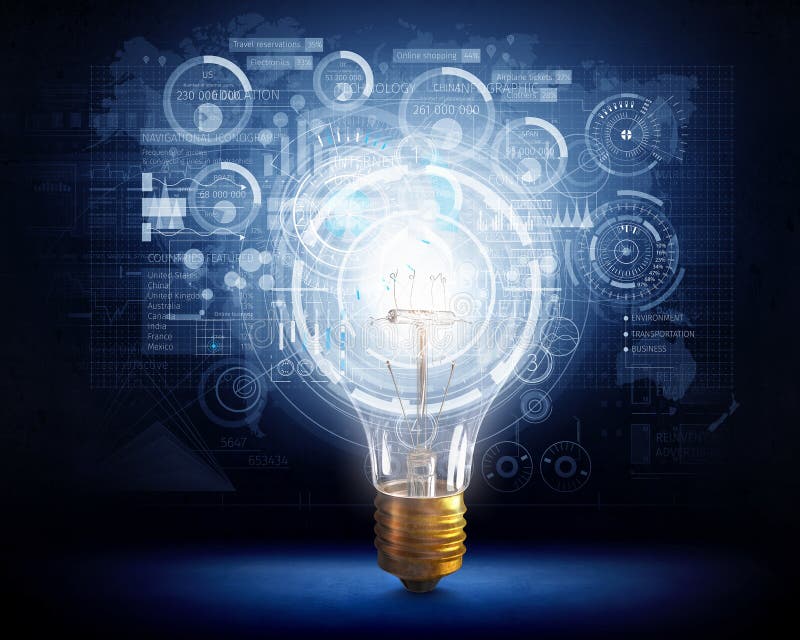 Innovative Technology for Business Stock Image - Image of graph ...