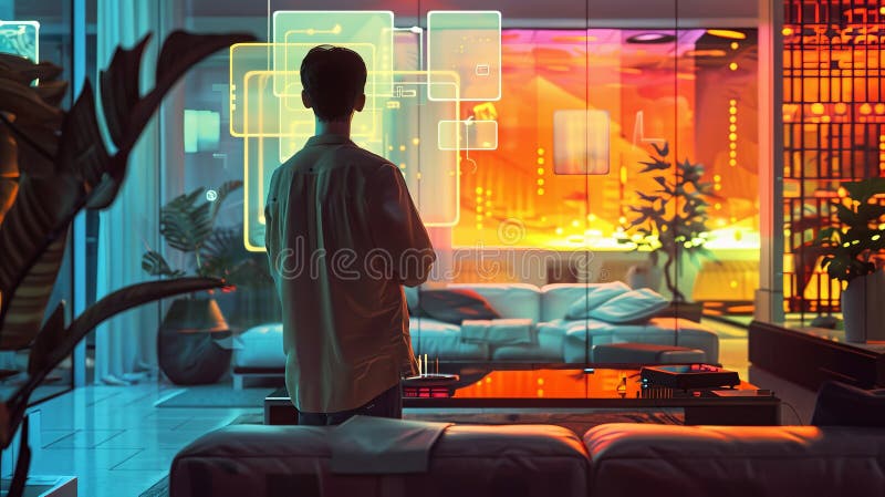 Innovative Technology in a Modern Apartment Setting Stock Photo - Image ...