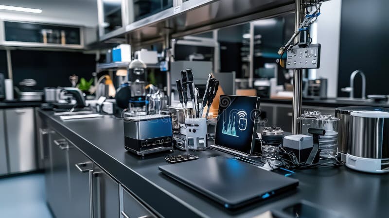 Innovative Technology Showcase in a Modern Lab Environment with High ...