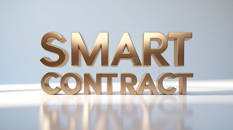 Innovative Technology Showcasing Smart Contract Concept in Modern ...