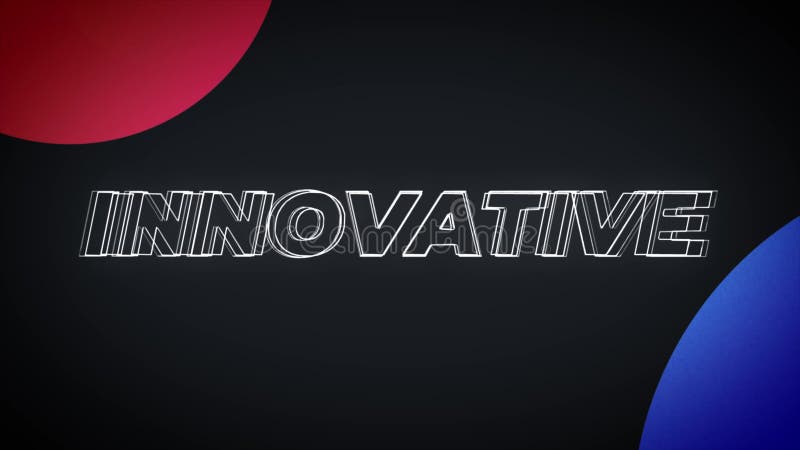 Innovative Text Animation Background Stock Footage - Video of platform ...