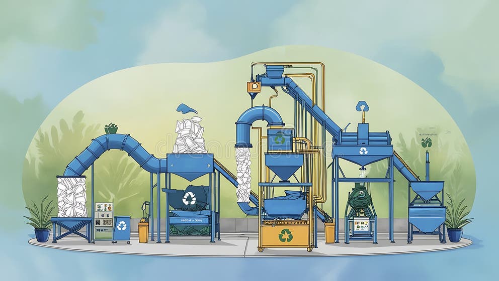 Innovative Thermoplastic Recycling Process Highlighted with Eco Visuals ...