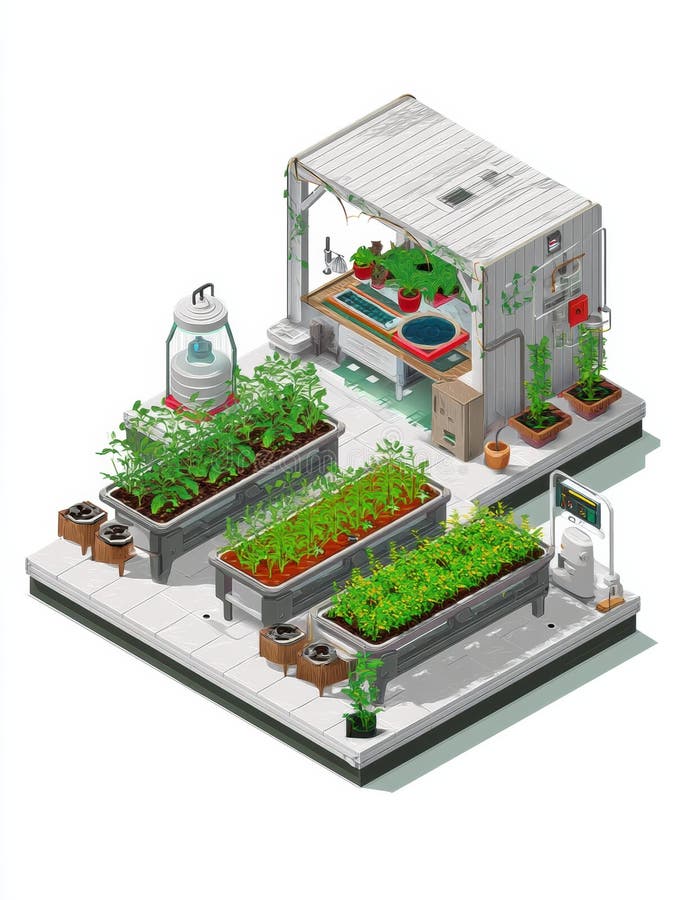 Innovative Tiny Smart Farm Featuring Hydroponic Vegetables in an ...