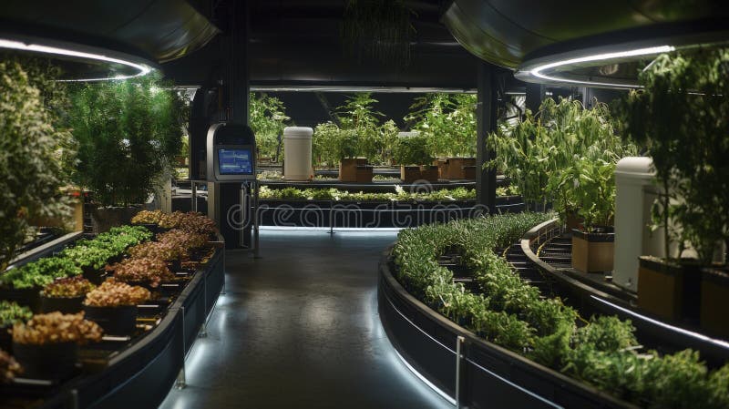 Innovative Urban Farming Techniques Showcase Indoor Garden Visual ...