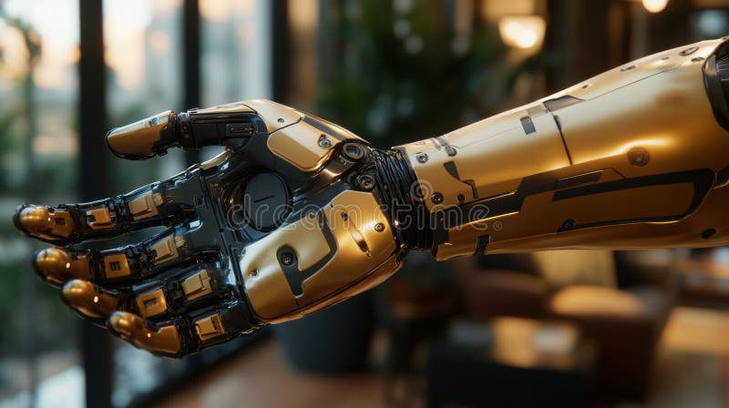 Innovative User Adjusts Attachments on Modular Prosthetic Arm in Modern ...