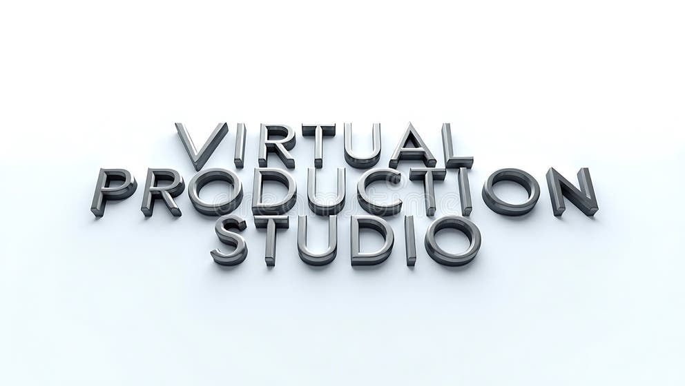 Innovative Virtual Production Studio Design with Modern Typography on ...