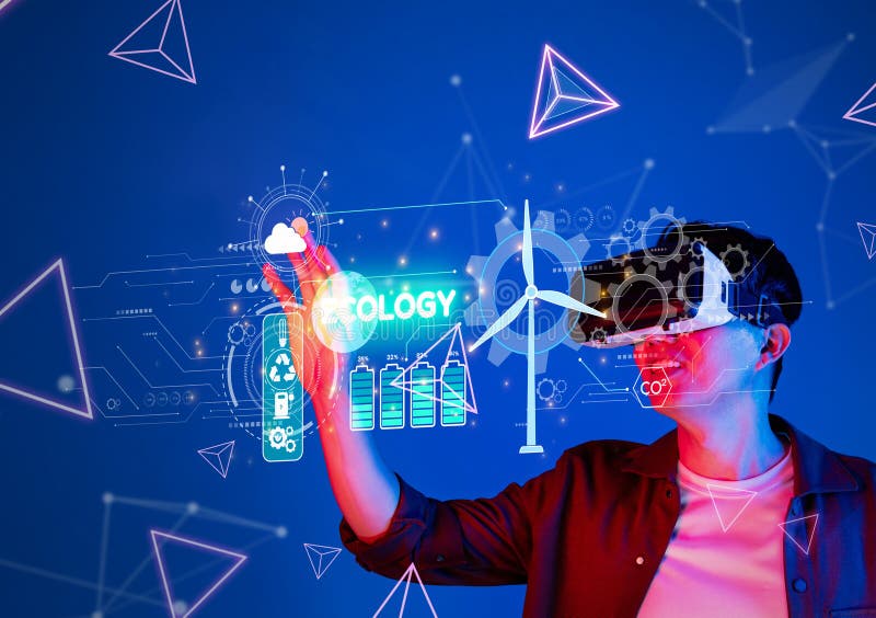 Interactive Digital Interface Renewable Energy Sustainability Solutions ...