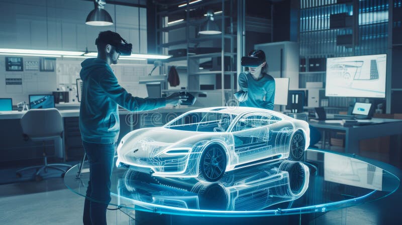 The Innovative VR Car Design. AI Generated Stock Photo - Image of ...