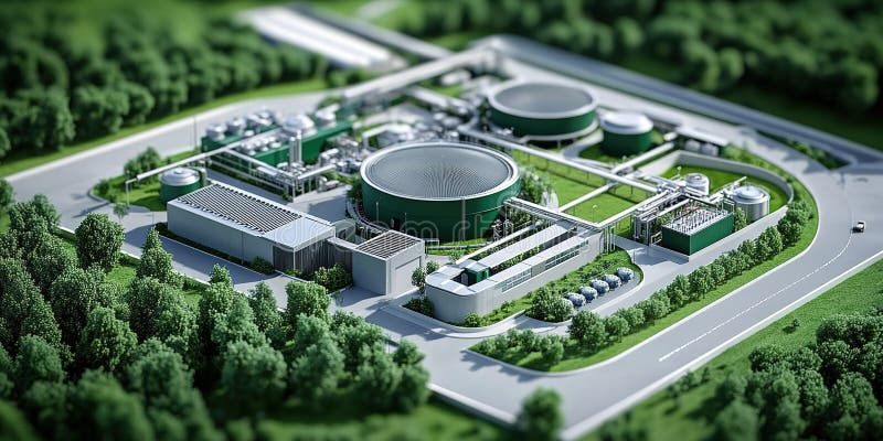 Innovative Waste Processing Facility Situated in a Green Environment ...