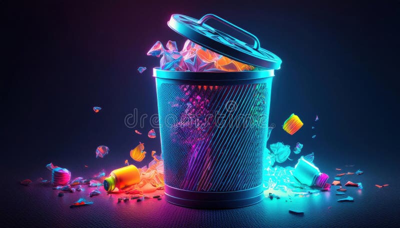 Innovative Waste Sorting Techniques Promote Environmental Stock Image ...