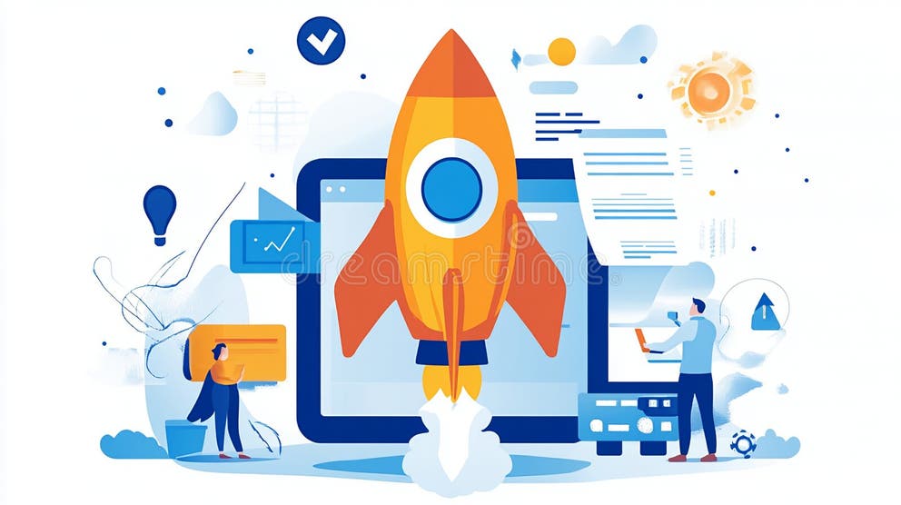 Innovative Web Rocket Launch Design with Digital Marketing Strategy for ...