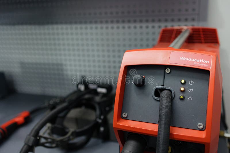 Innovative Welding Simulator Setup in a Modern Workshop for Skill ...