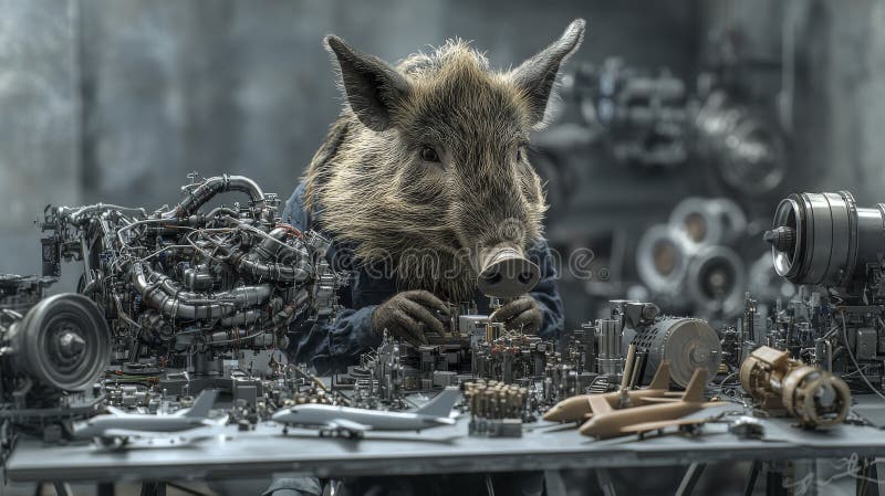 Innovative Wild Boar Engineer Designs Futuristic Models in Design ...