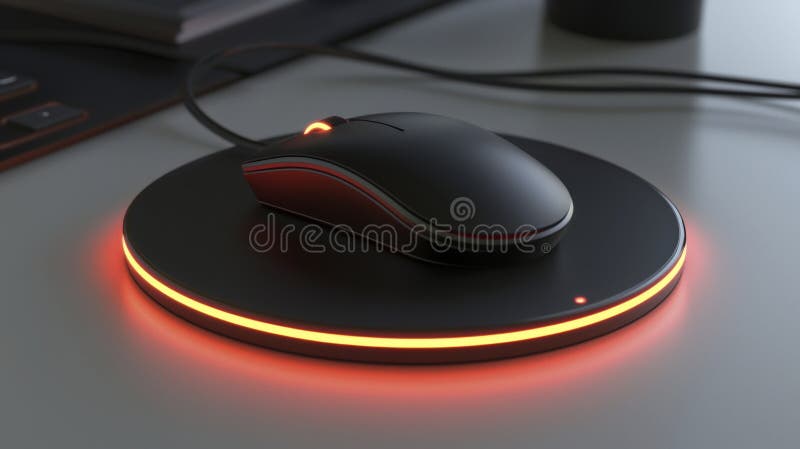 Innovative Wireless Charging Pad for Mouse Modern Office Technology ...