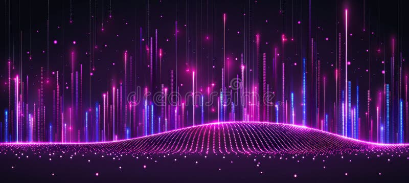 Innovative Wireless Network Technology with Abstract Modern City Model ...