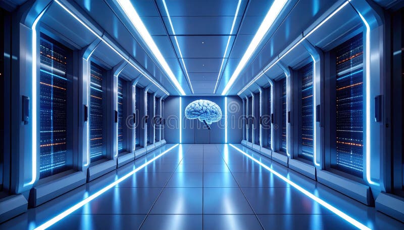 Innovative Workspace Design Showcasing Futuristic Technology Stock ...