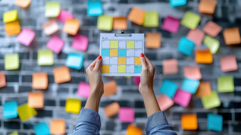 Innovative Workspace Ideas Using Sticky Notes for Visual Organization ...