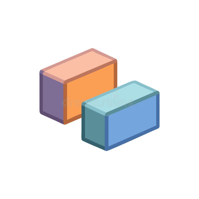 Innovative Yoga Blocks Icon Stock Photo - Illustration of yoga, support ...