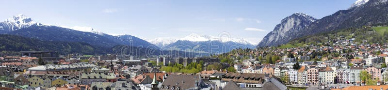 Innsbruck Panorama stock photo. Image of green, europe - 29517436