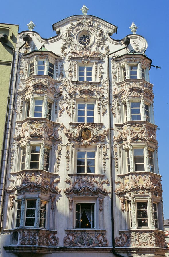 Rococo window stock photo. Image of detail, helblinghaus - 136536