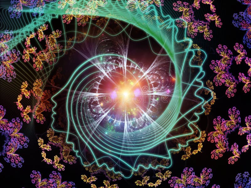 Innumerable Minds stock illustration. Illustration of math - 215090921