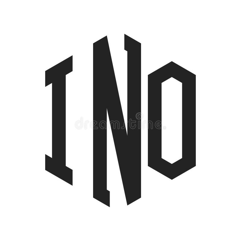 INO Logo Design. Initial Letter INO Monogram Logo Using Hexagon Shape ...