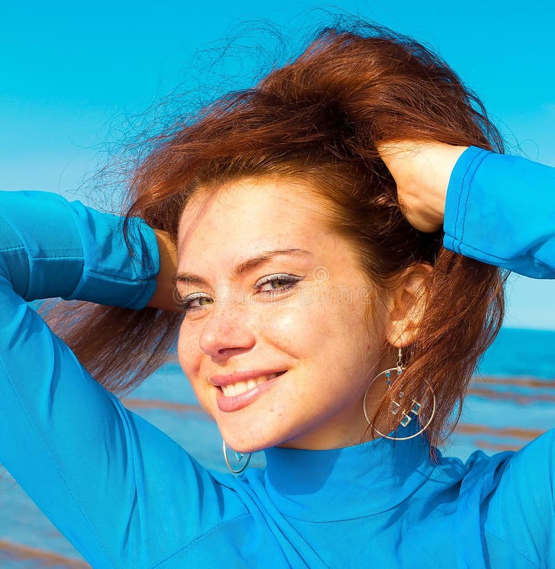 Modelo Inocencia imagen de archivo. Imagen de celaje - 20487073