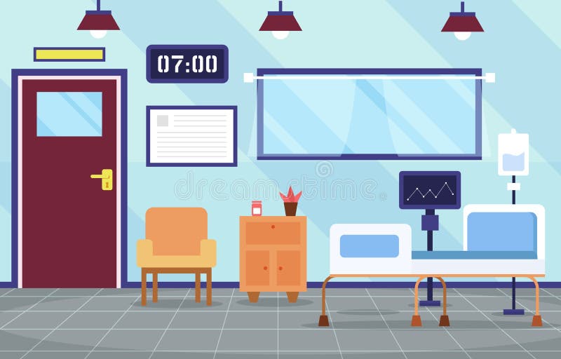 Outpatient Department with Doctor and Patient Characters . Hospital ...