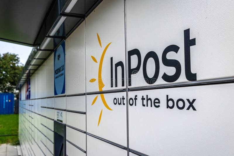 Pack Inpost 24 Hours a Day Dropping Machine, Car. Editorial Photo ...