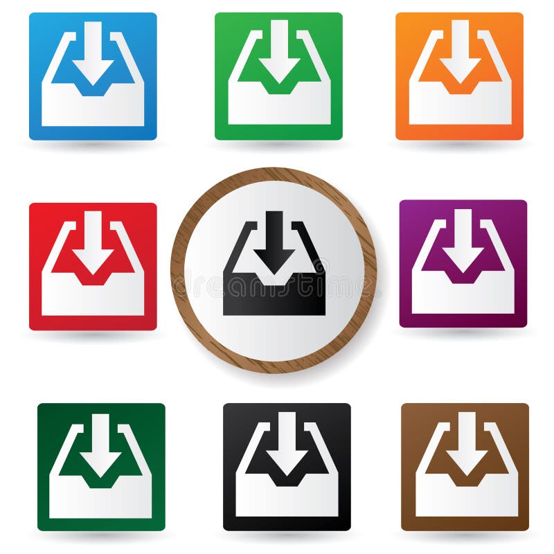 Input buttons,vector stock illustration. Illustration of arrow - 35727929