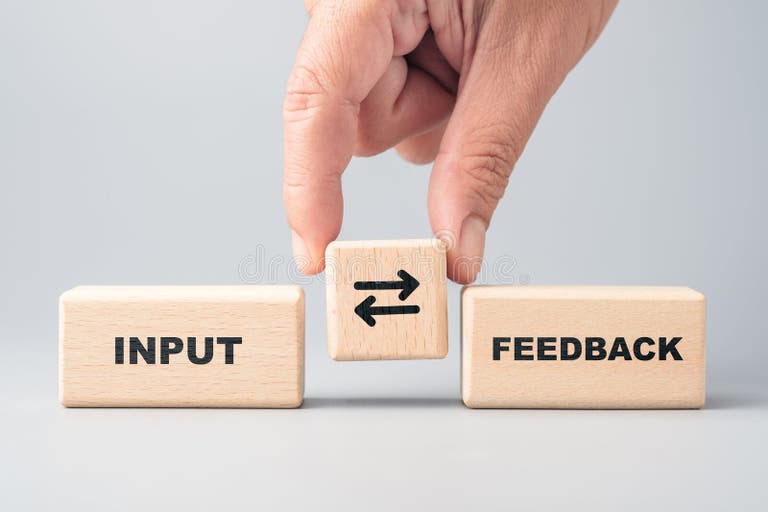Input and Feedback Cycle Concept Stock Image - Image of loop ...