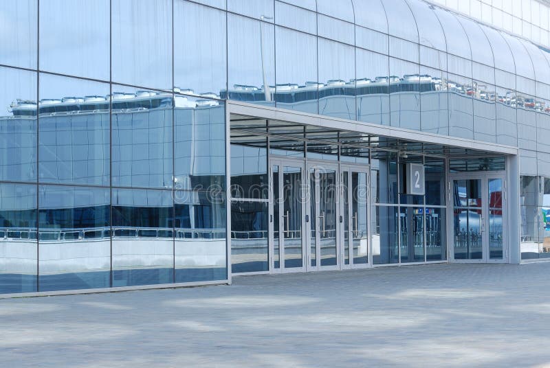 Input in a glass building stock photo. Image of stone - 24559454