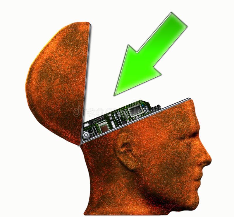 Input Head stock illustration. Illustration of orange - 5660555