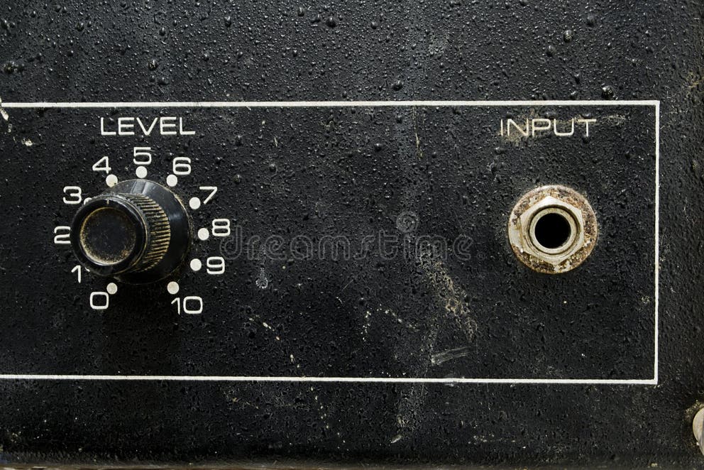Input and level knob stock photo. Image of level, decrease - 30069964