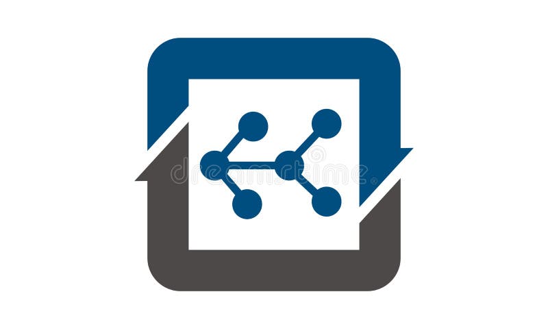 Input Output Digital Data stock vector. Illustration of atomic - 105353382