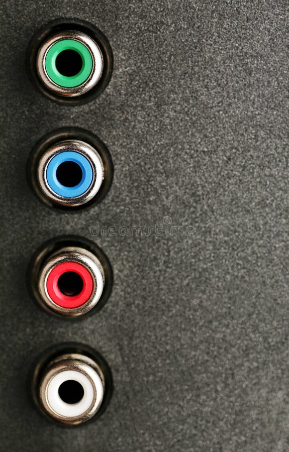 Input Output Digital TV Control Panel Close-up Macro Shot Stock Image ... Input Output Digital TV Control Panel Close-up Macro Shot Stock Image ...