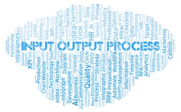 Input Output Process Diagram Stock Illustrations – 205 Input Output ...