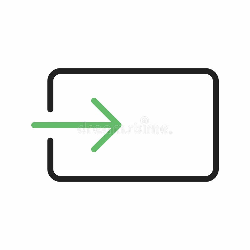 Input Symbols Icon Vector Image. Stock Vector - Illustration of door ...