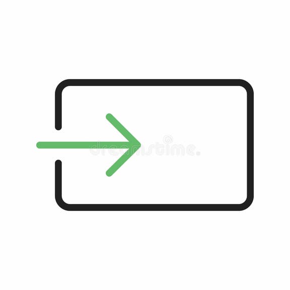 Input Symbols Icon Vector Image. Stock Vector - Illustration of door ...