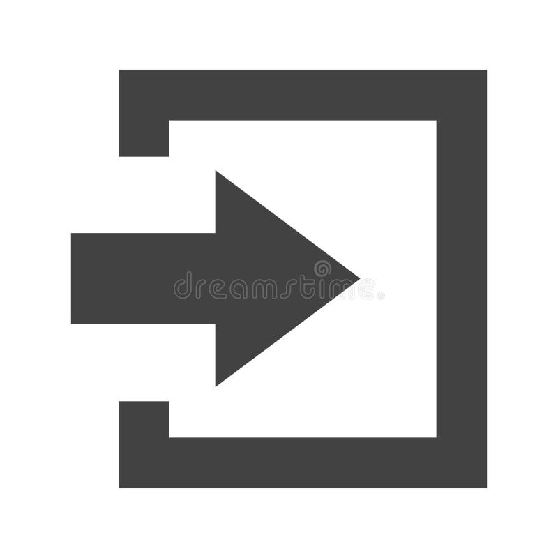 Input Symbols Icon Vector Image. Stock Vector - Illustration of enter ...