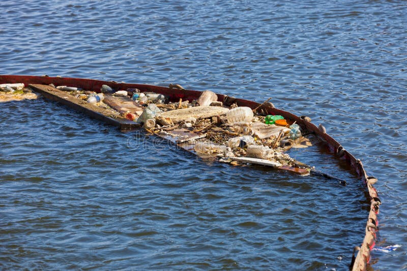 Inquinamento Nell'acqua Del Lago, Romania Fotografia Stock Editoriale ...
