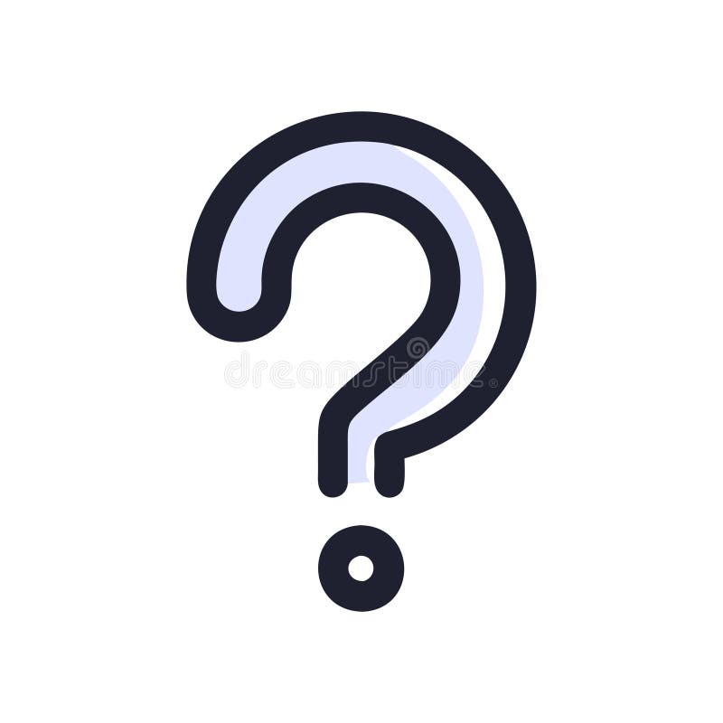 Inquiry Icons Featuring Question Marks Stock Photo - Illustration of ...