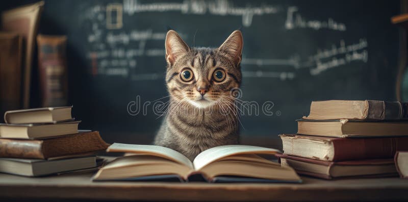 The Inquisitive and Bewildered Cat, Brimming with Questions, Symbolizes ...