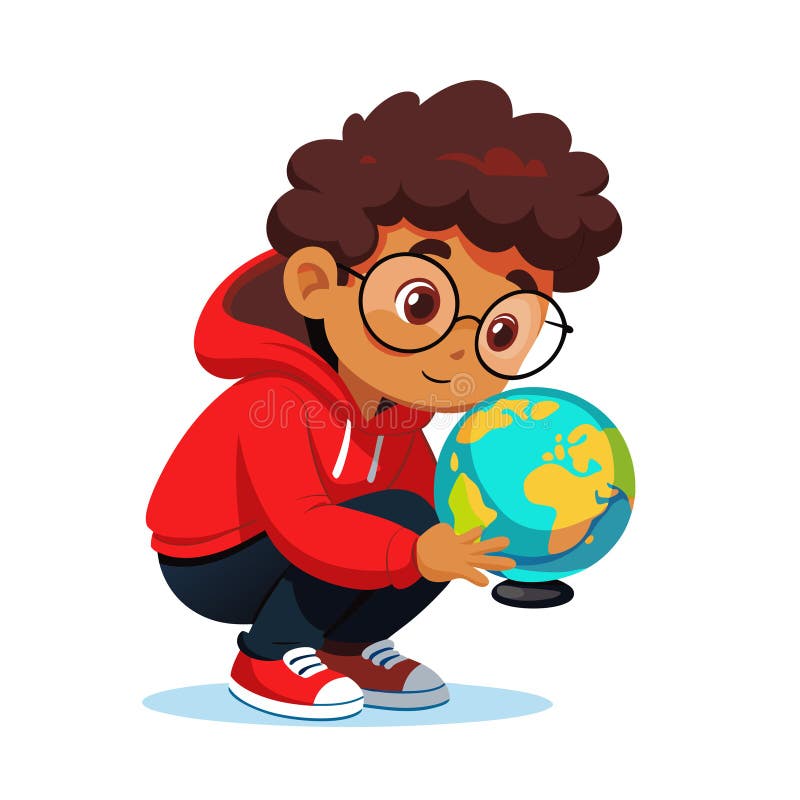 Inquisitive Cartoon Boy Exploring Science Stock Vector - Illustration ... Inquisitive Cartoon Boy Exploring Science Stock Vector - Illustration ...