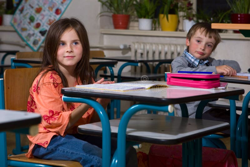 Inquisitive pupils stock photo. Image of children, education - 34847800